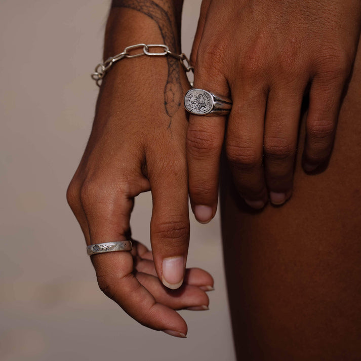 THE SEEKER | Recycled Silver Ring - Salty Dagger