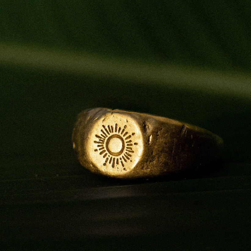 FAITH | Handmade Gold Ring - Salty Dagger