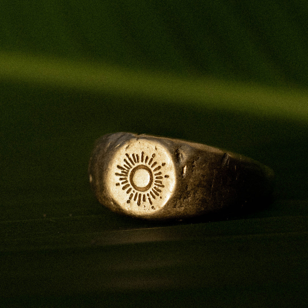 FAITH | Handmade Gold Ring - Salty Dagger