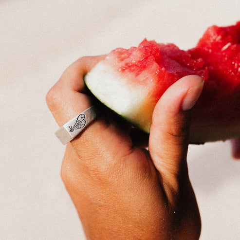 THE BOXER | Recycled Silver Ring - Salty Dagger